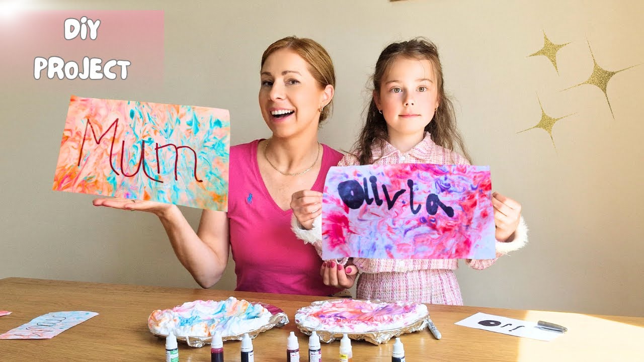How to MAKE beautiful DECORATIVE name TAGS | Olivia and mum have ...