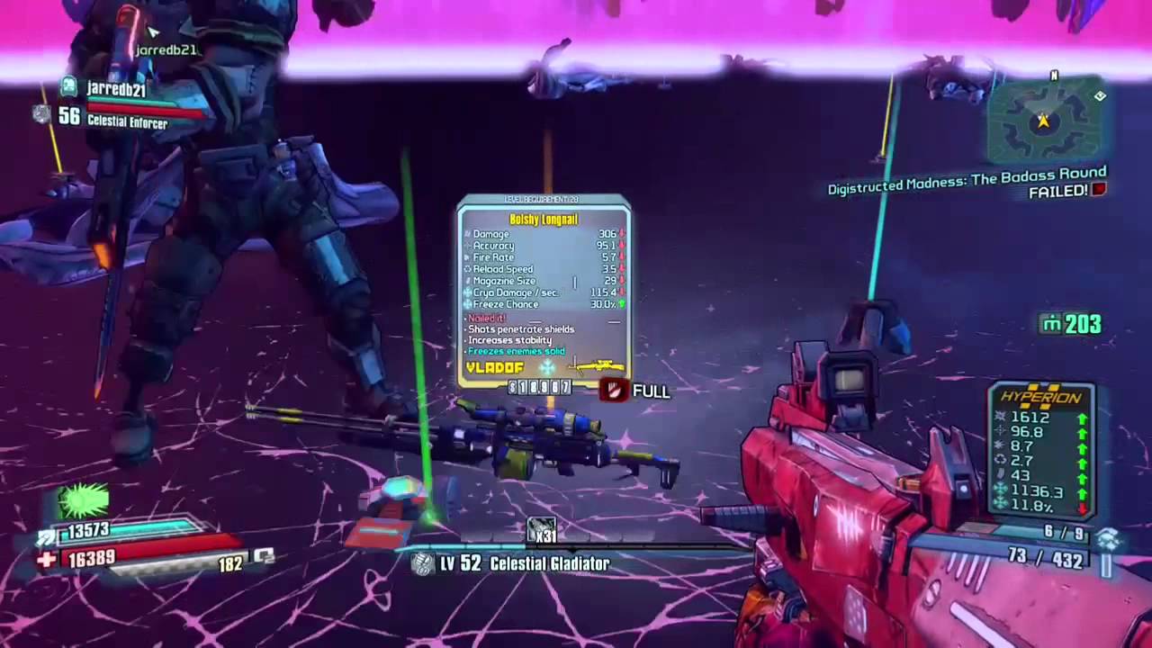 TRIPLE LEGENDARY DROP FROM INVINCIBLE SENTINEL! Borderlands The Pre ...