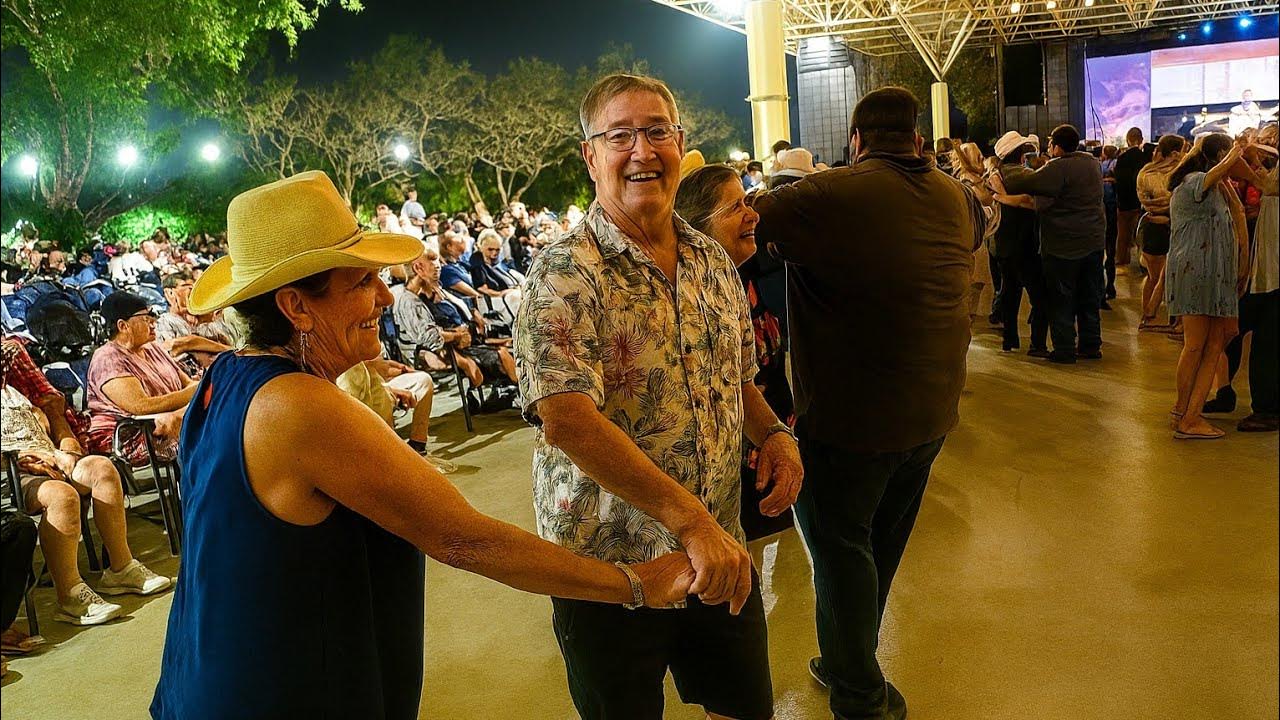 Dancing With Lazaro Perez at the Tejano Conjunto Festival 2025 - YouTube