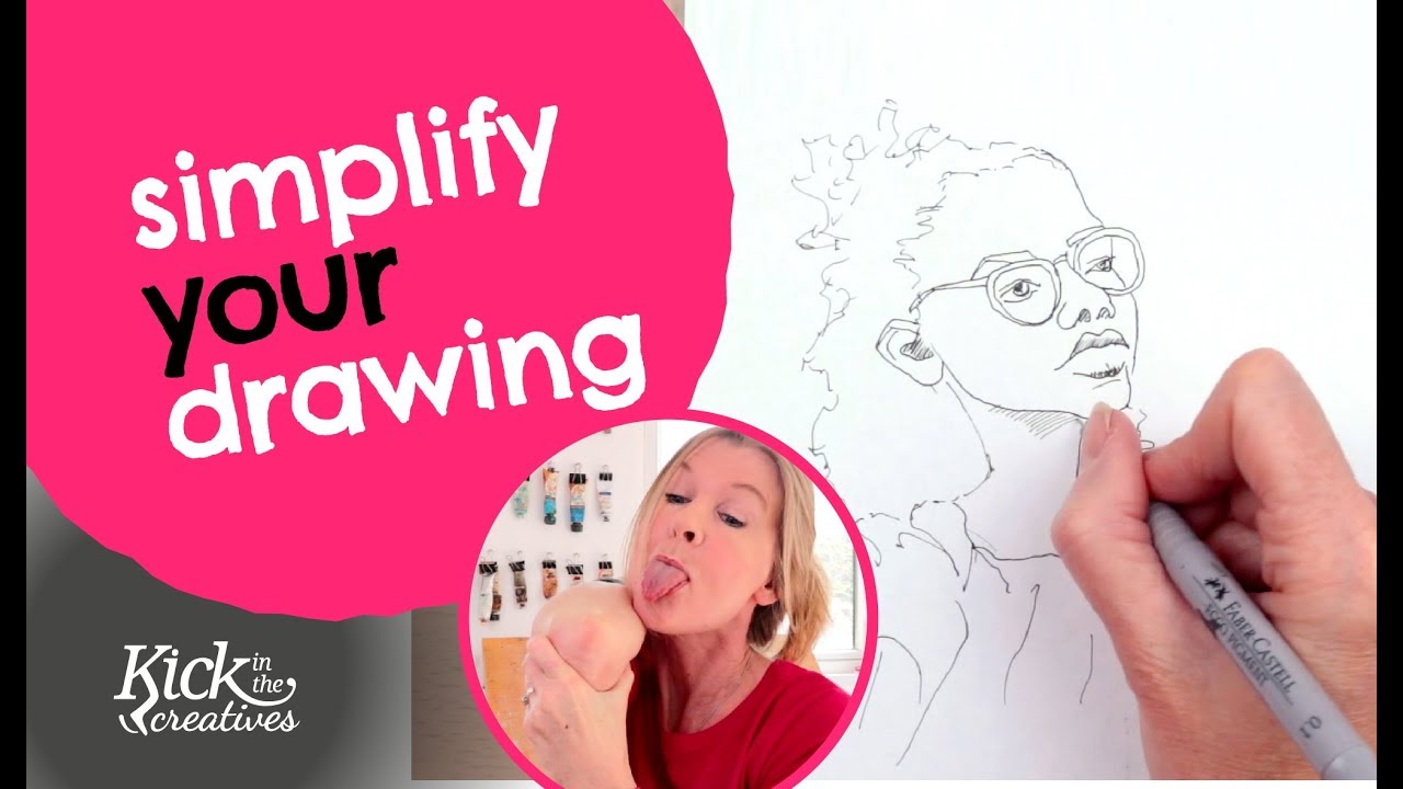 Simplify Your Drawing - Art Kick Sunday - YouTube