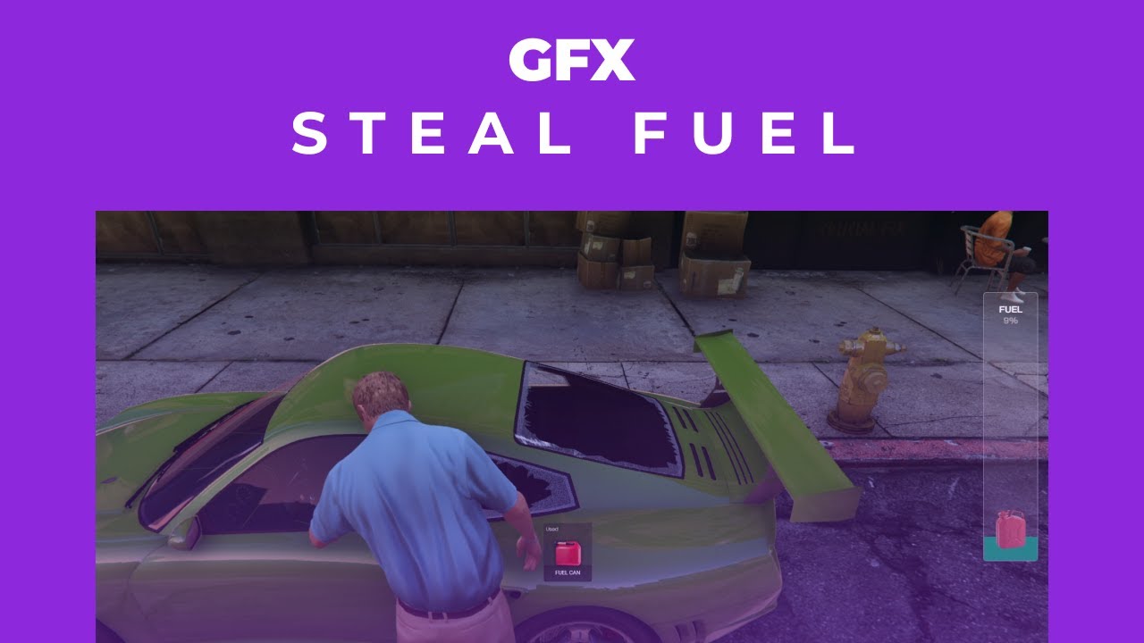 GFX Fivem Steal Fuel Script - YouTube