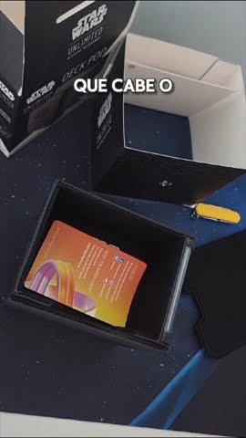 Está procurando uma deck box perfeita para jogar Star Wars Unlimited? # ...