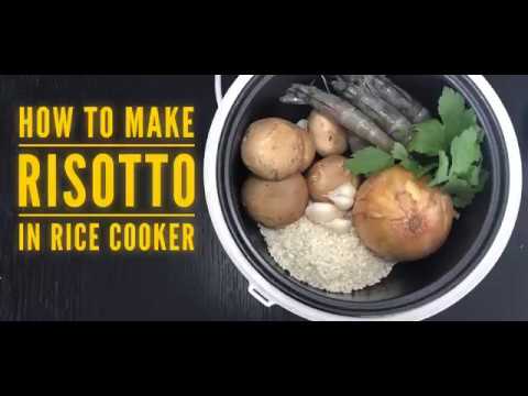 Risotto in one pot/ Rice cooker - YouTube