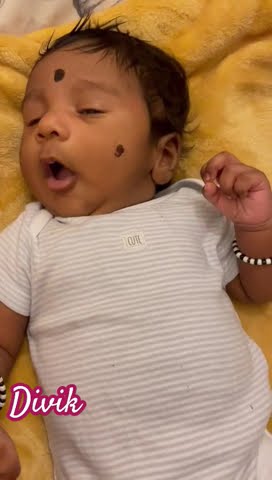 Divik Reaction #newborn #divik #cutebaby #okathimukkodamuthumuguththi # ...