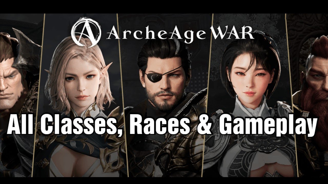 ArcheAge War Review: All Classes, Races, Combat & Release - YouTube