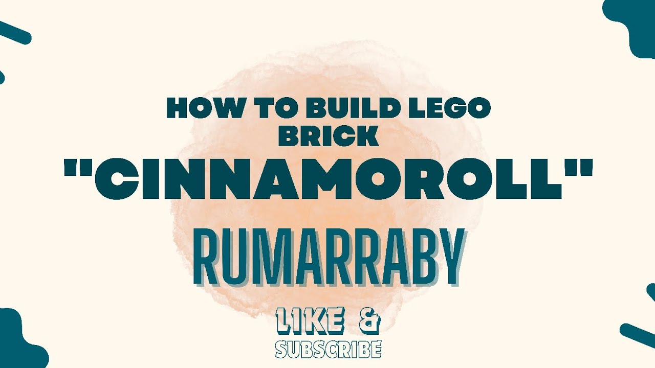 How To Build CINNAMOROLL Lego Mini No.619-19 | Bricks Tutorial - YouTube