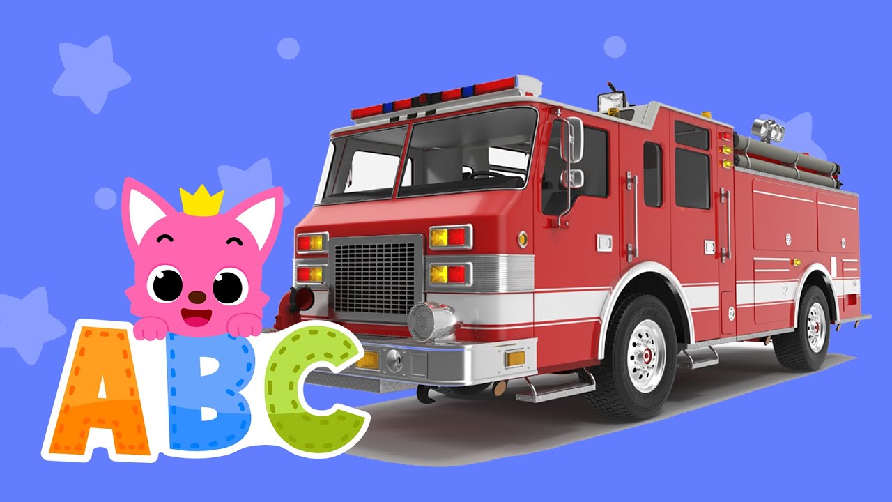 Learn ABCs with Pinkfong: Fire Truck Express train Police car ...