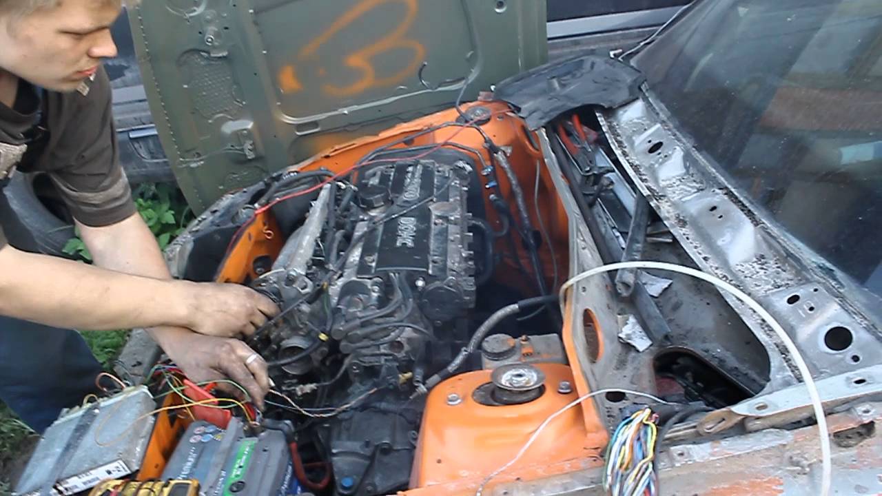 Volvo 440 R5 2.4 first start - YouTube