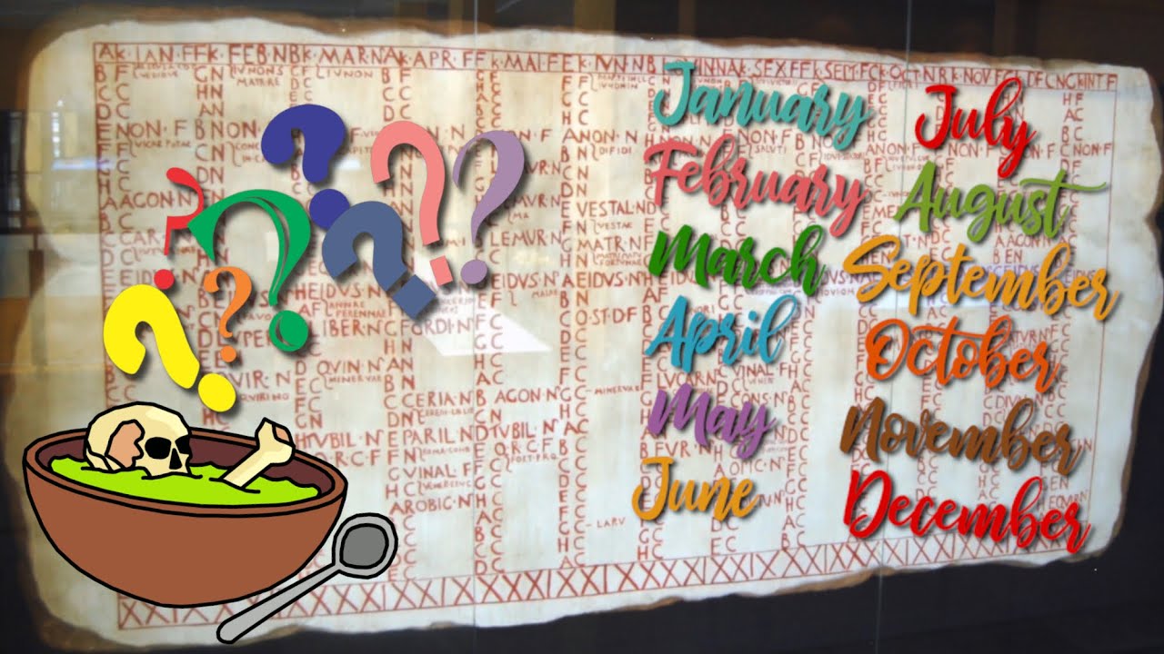 Origin of the Names of Months! : Hidden Histories - YouTube