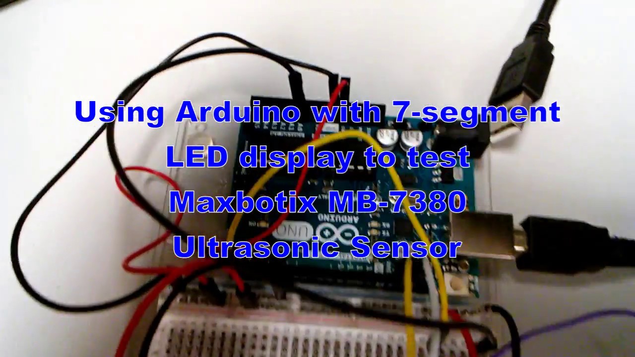 Maxbotix MB-7380 test - YouTube