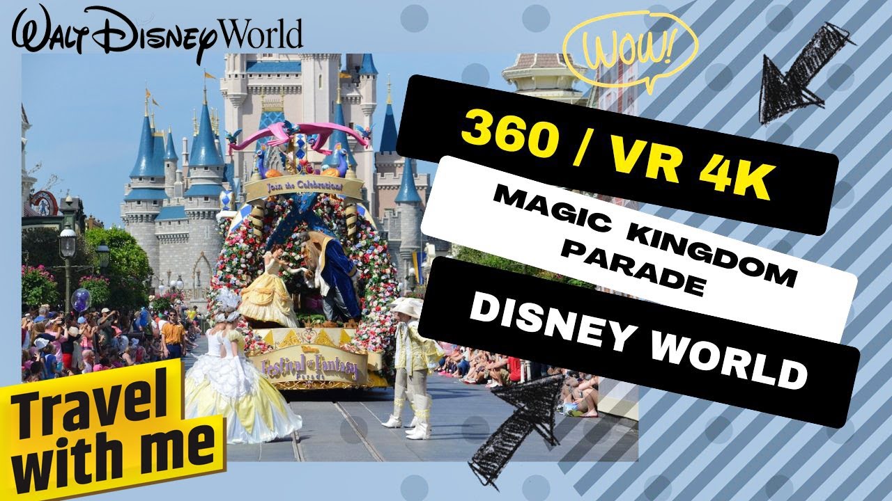 POV Disney World Parade in 360/VR 4K ! - YouTube