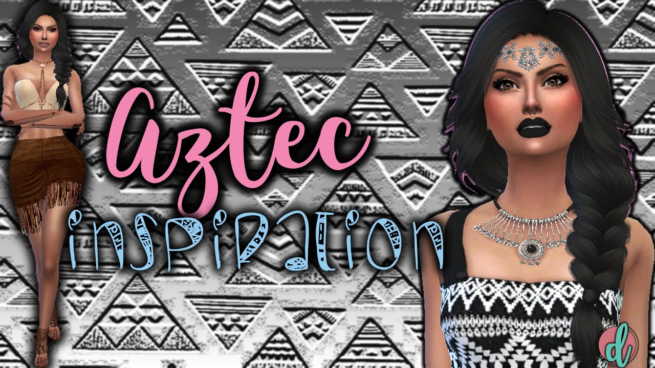 The Sims 4 Aztec Inspiration CAS - YouTube