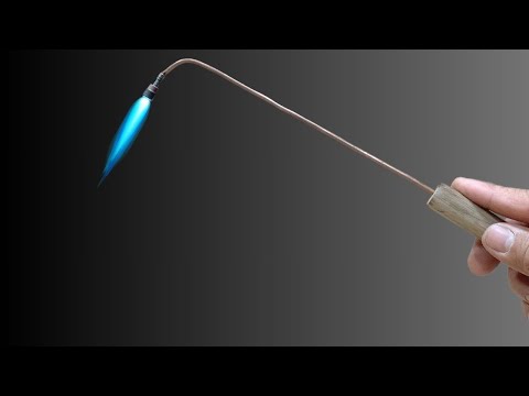 Küçük meşale nasıl yapılır - Mini gazdan metal kesme makinesi yapın - Mini kesme makinesi