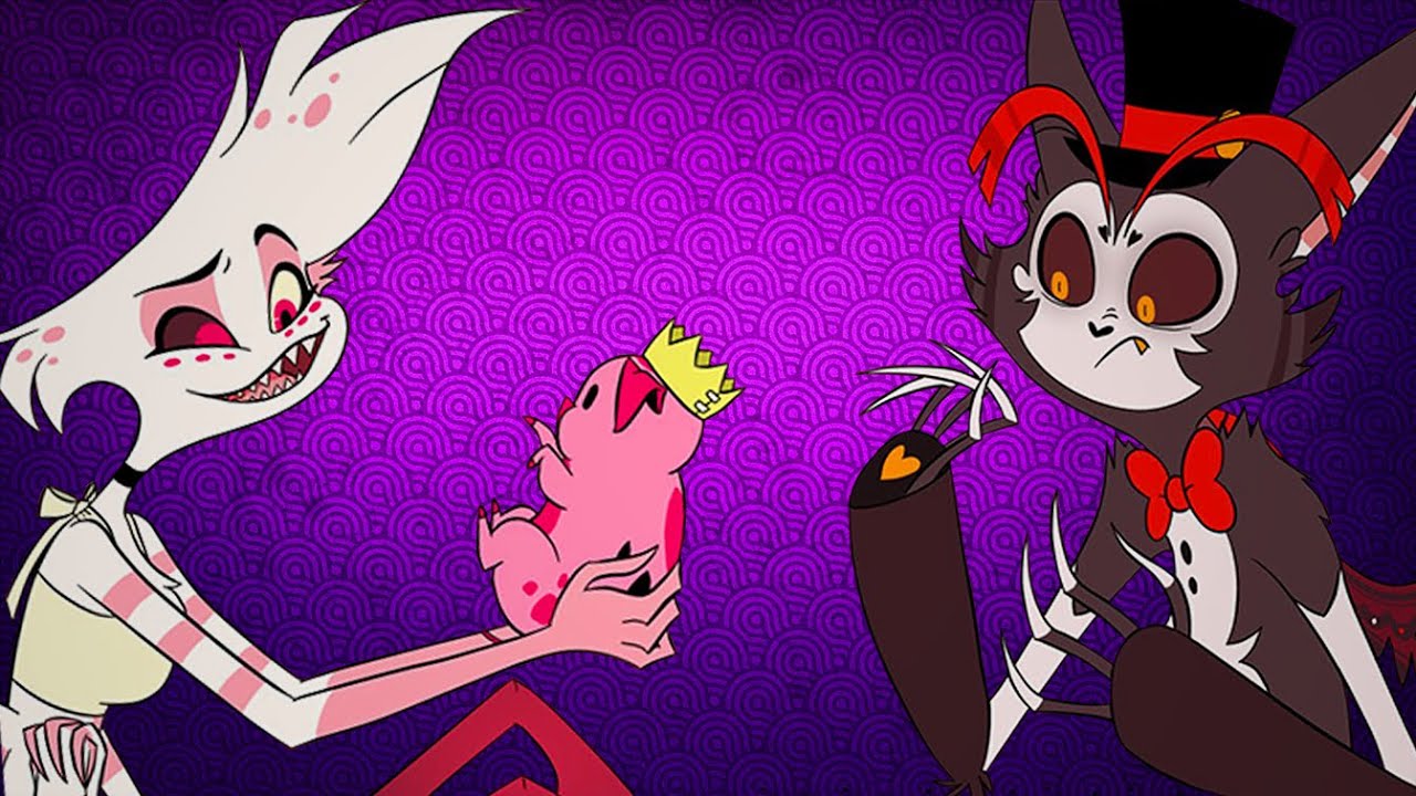 JUST ASK HIM - ANGEL X HUSK (Hazbin Hotel Comic Dub) - YouTube