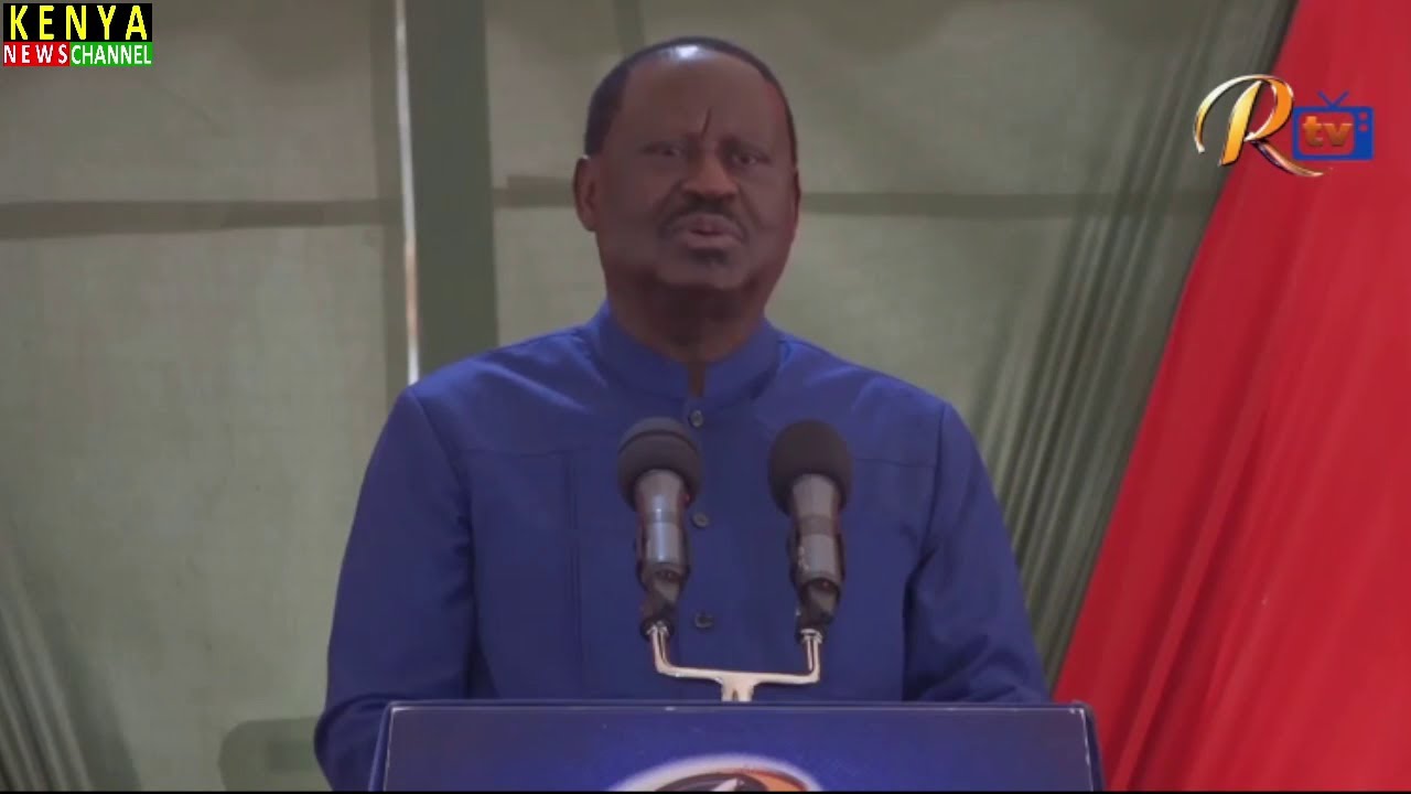 RAILA SPEECH TODAY AFTER AZIMIO MAANDAMANO WEDNESDAY - YouTube