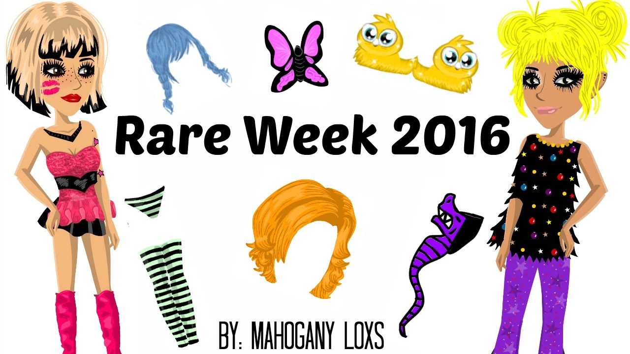 Rare Week 2016 + Hidden Rares || MovieStarPlanet - YouTube