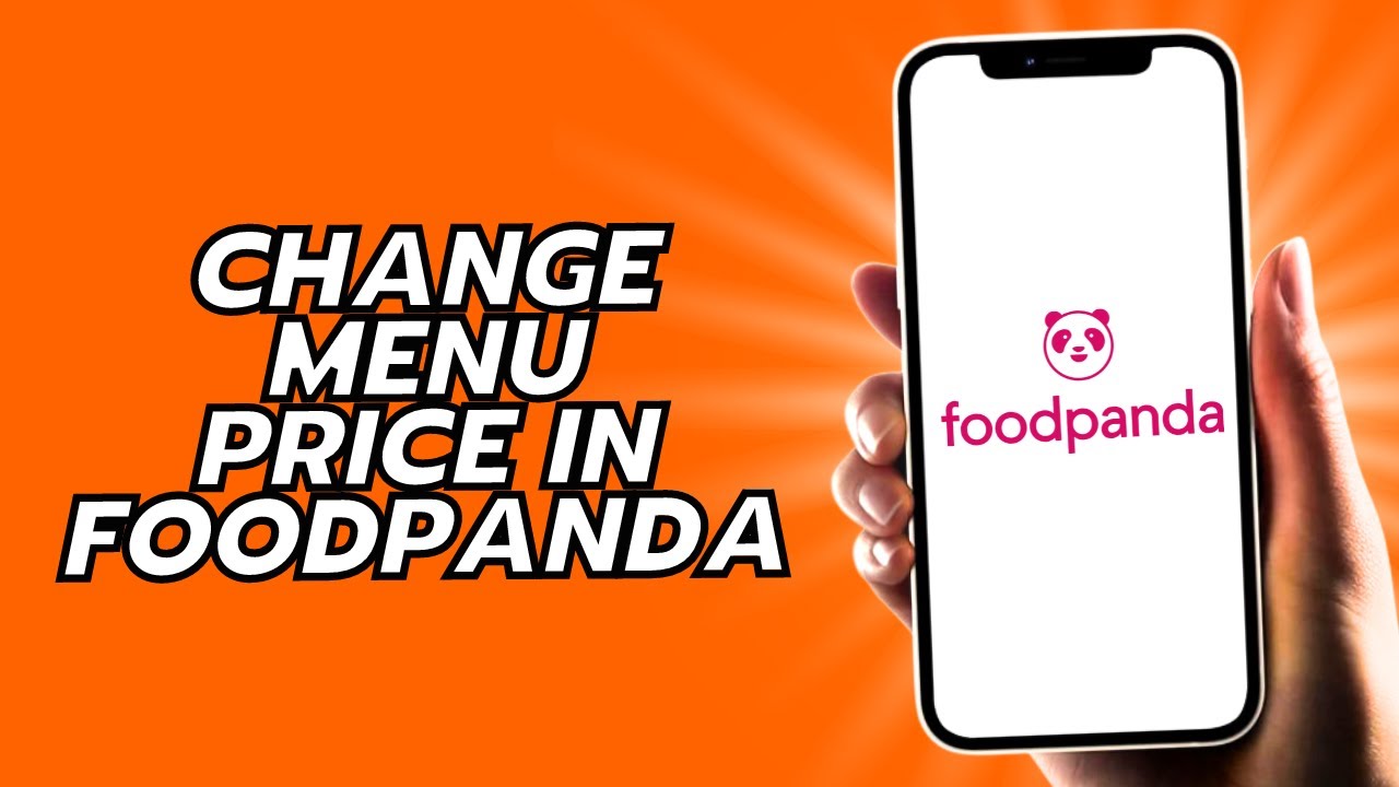 How To Change Menu Price In Foodpanda - YouTube