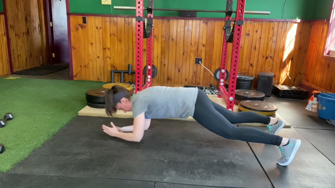 Forearm Plank Plus Upper Extremity Extension - YouTube