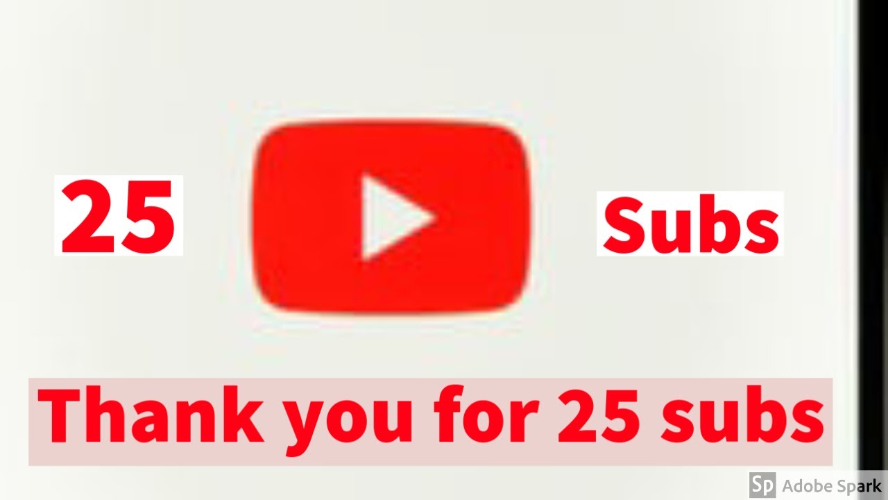Thank you for 25 Subscribers!!! + GIVEAWAY!!! - YouTube