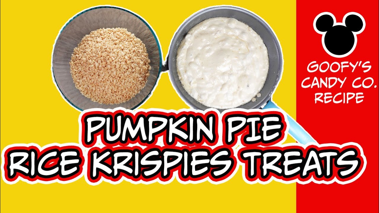 Pumpkin Pie Rice Krispies Treats - Goofy's Candy Co. at Walt Disney ...