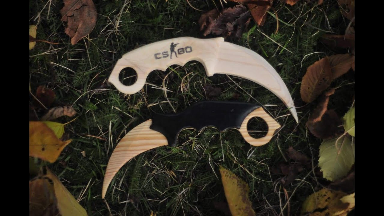 როგორ გავაკეთოთ ხის კარამბიტი/how to make wooden KARAMBIT - YouTube