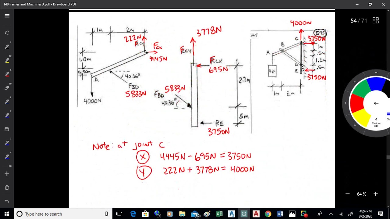 Statics 200302 Frames&Machines - YouTube