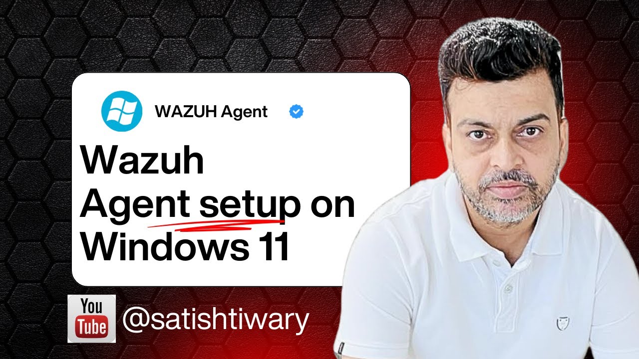 Installing Wazuh Agent on windows 11 - YouTube