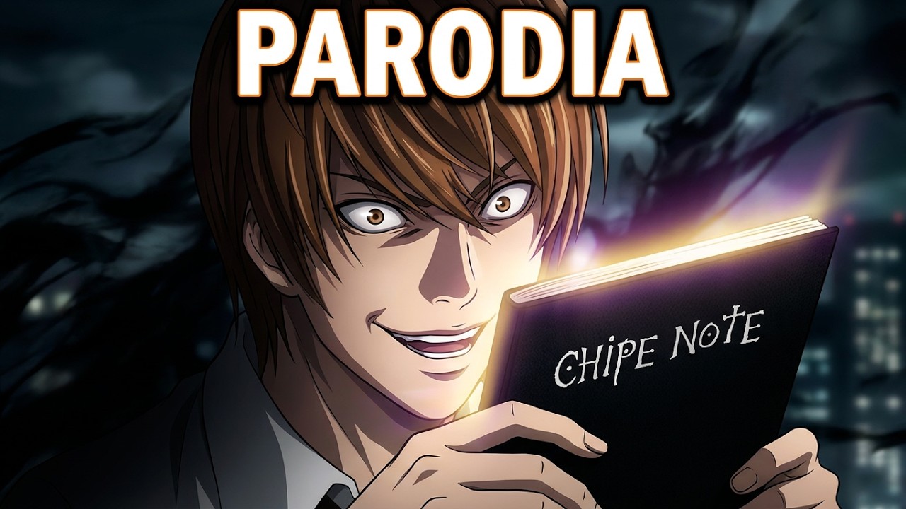 LIGHT CHIPEA JUEGOS EN SU PLAY 2 CHIPEADA 👀👮 PARODIA | Death Note ...