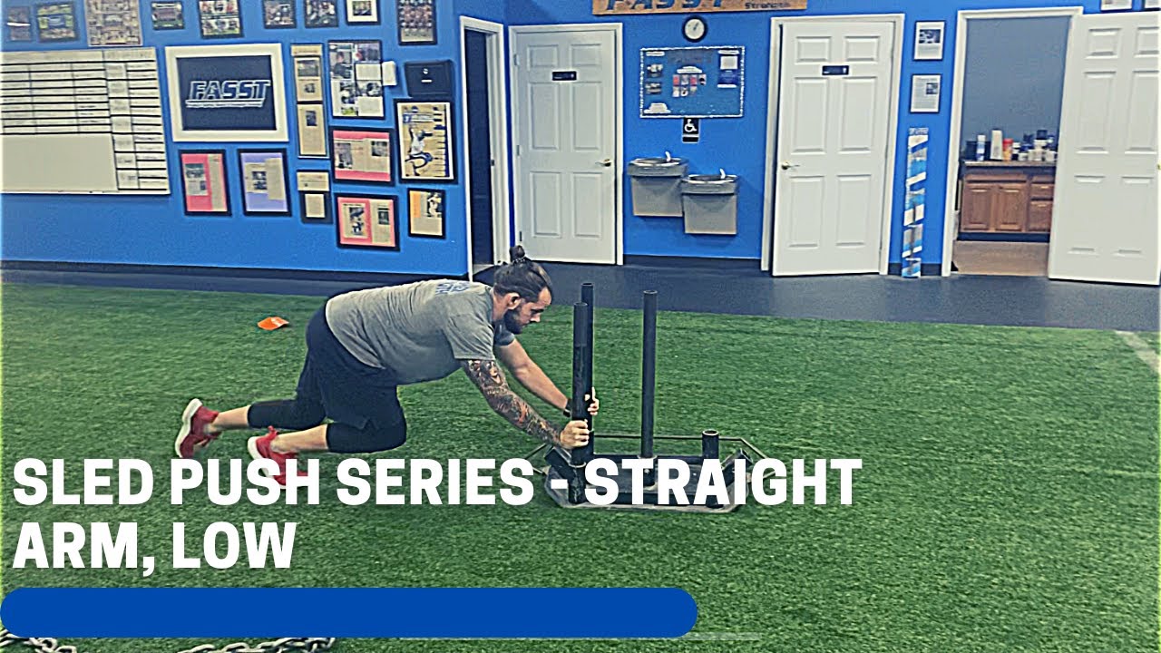 Low Sled Push Series l Speed Training l - YouTube