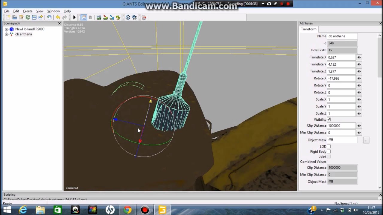 How to add Cb's to a tractor for Farming Simulator - YouTube