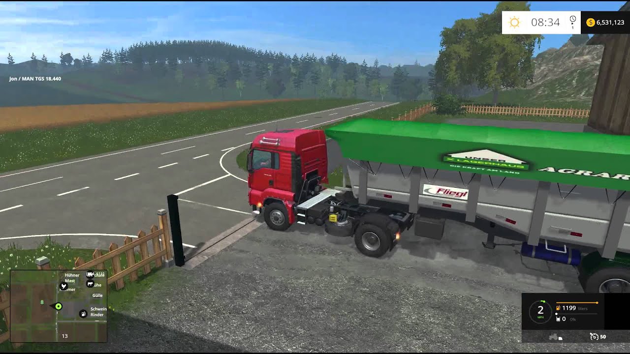 Farming Simulator 15 PC Mod Showcase: Fleigl Trailer - YouTube