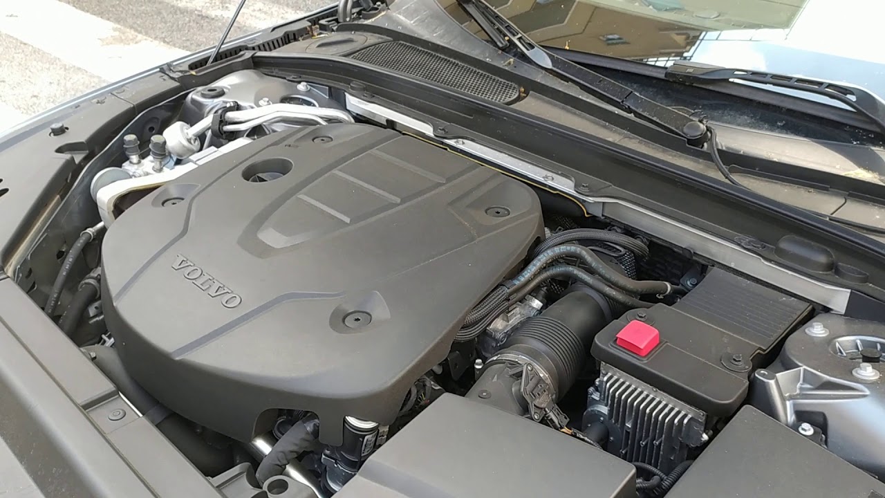 Volvo V90 engine - YouTube
