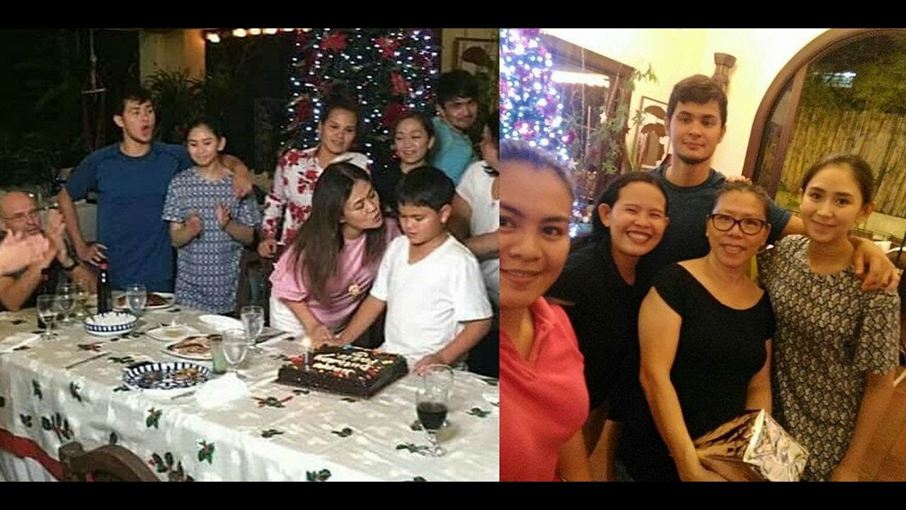 WELCOME TO THE FAMILLIA! SARAH GERONIMO JOINS MATTEO'S FAMILY CHRISTMAS ...