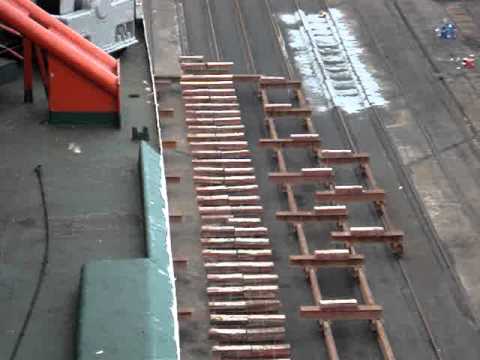 Vessel on synchrolift - YouTube