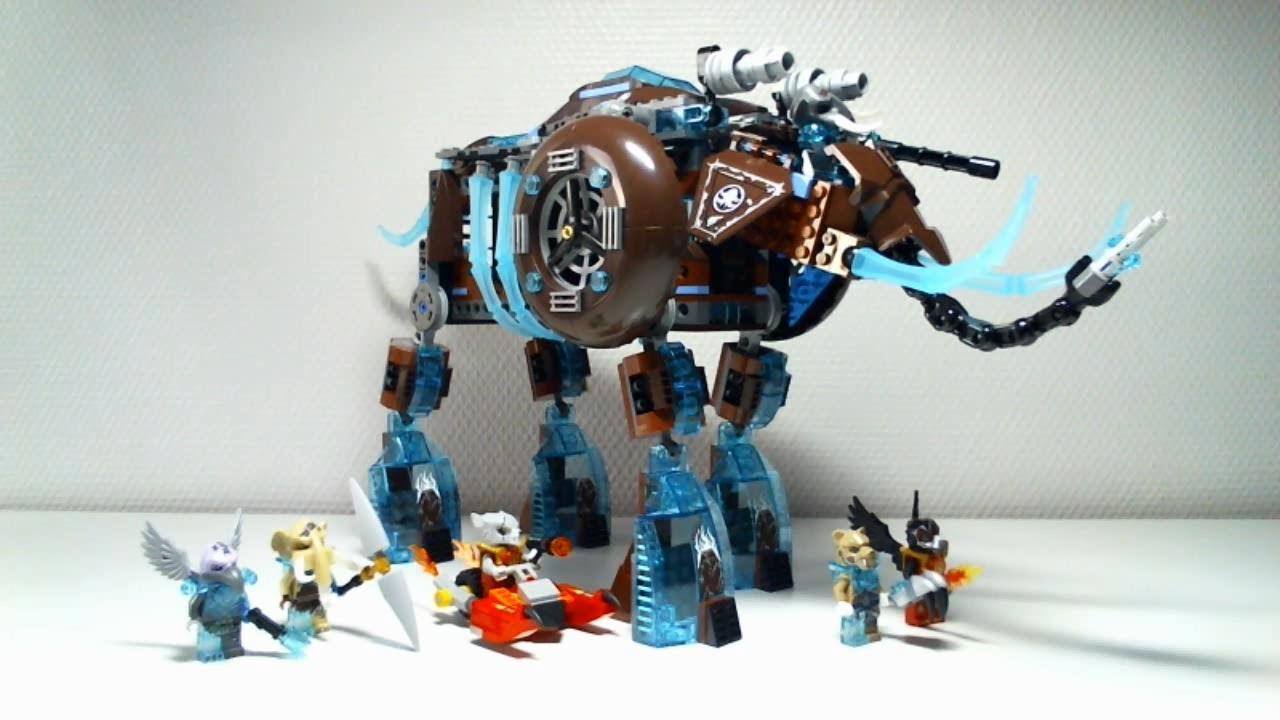LEGO Legends of Chima Video Review : Maula's Ice Mammoth Stomper ...