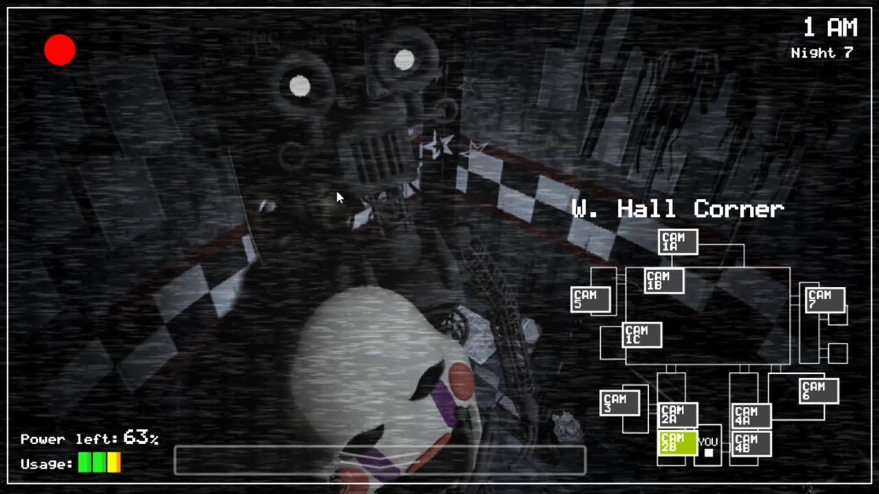 Puppet has joined in FNaF 1 but... (FNaF 1 Mods) - YouTube