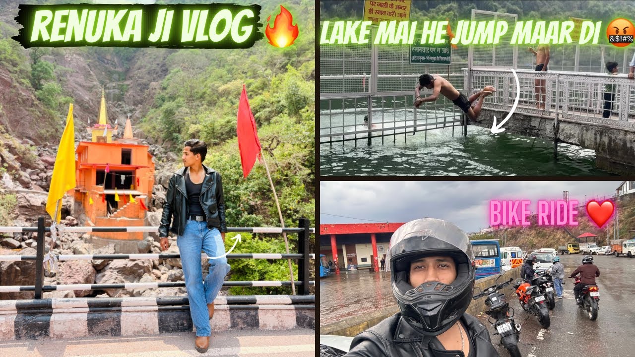 Renuka ji lake vlog || zoo vlog || bike ride ️||solan tourists place himachal || rahul rajput ...