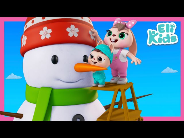Build A Giant Snowman +More | Family Fun Activities Song | Eli Kids ...