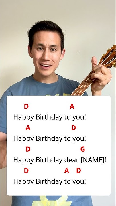 How to play Happy Birthday EASY ukulele tutorial - YouTube