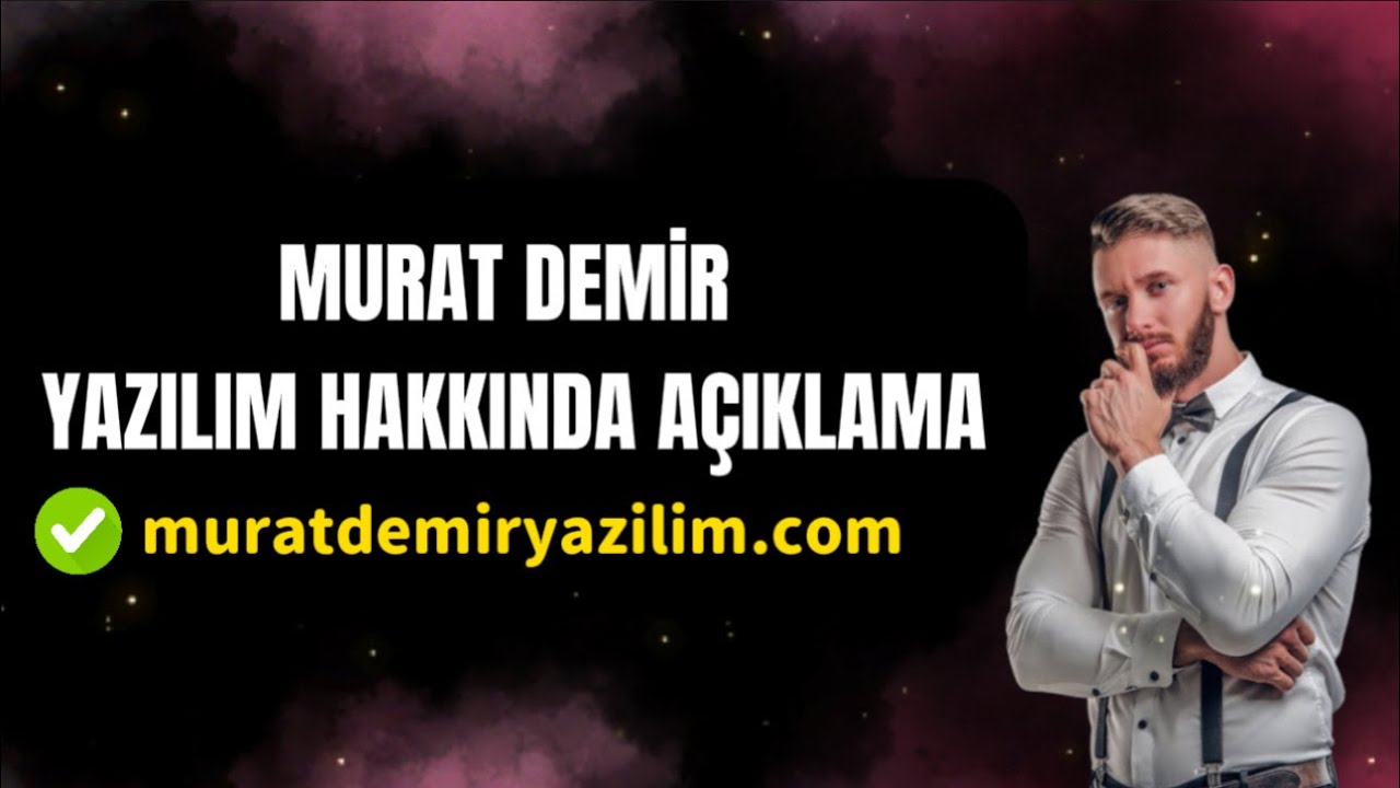 Murat Demir Yazılım Hakkında Merak Edilenler #yazilim #muratdemir - YouTube