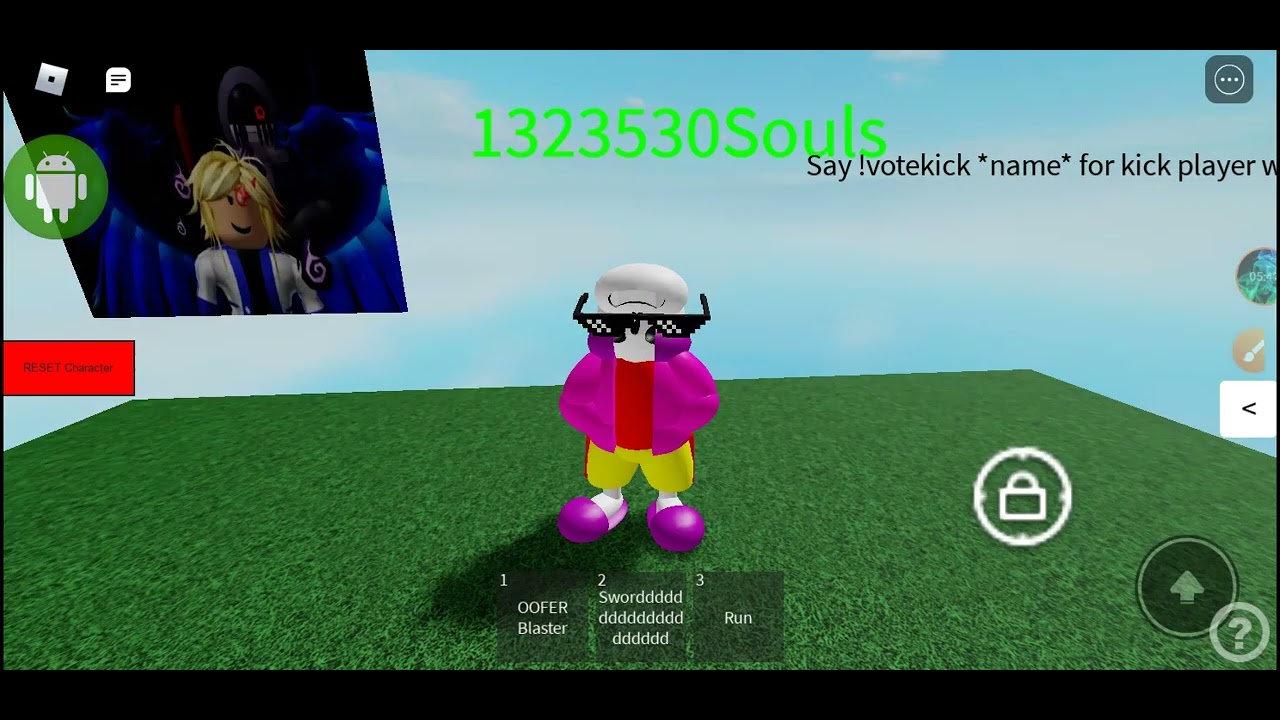 Je joue à roblox undertale protect from zombie oofer sans et les badges ...