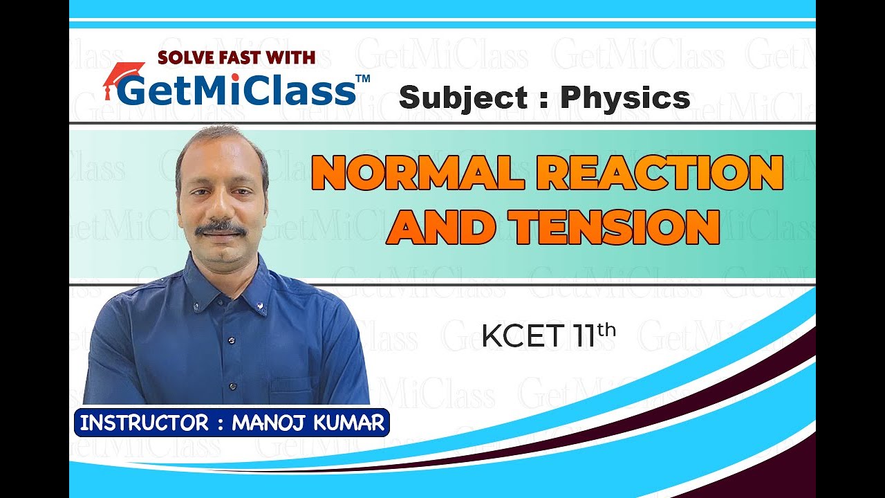 Normal reaction and Tension.mp4 - YouTube