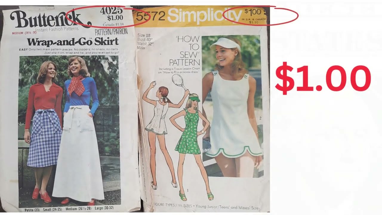 Sewing Pattern Prices Over The Years - Paper To Paperless Ditto System ...