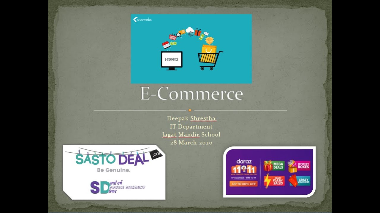 E-Commerce - SEE Computer Science - YouTube