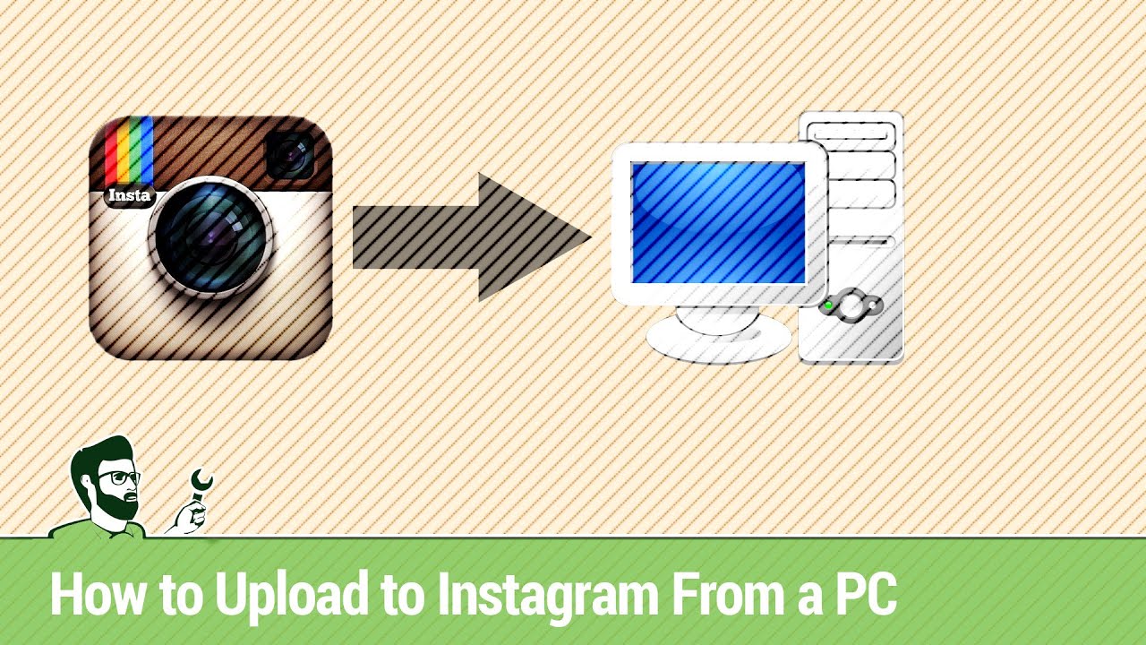 How to Upload to Instagram from a PC - YouTube