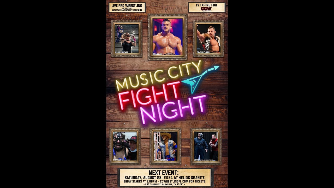 CCW Music City Fight Night 2021, 8.28.21 (Full Show) Nashville, TN feat ...