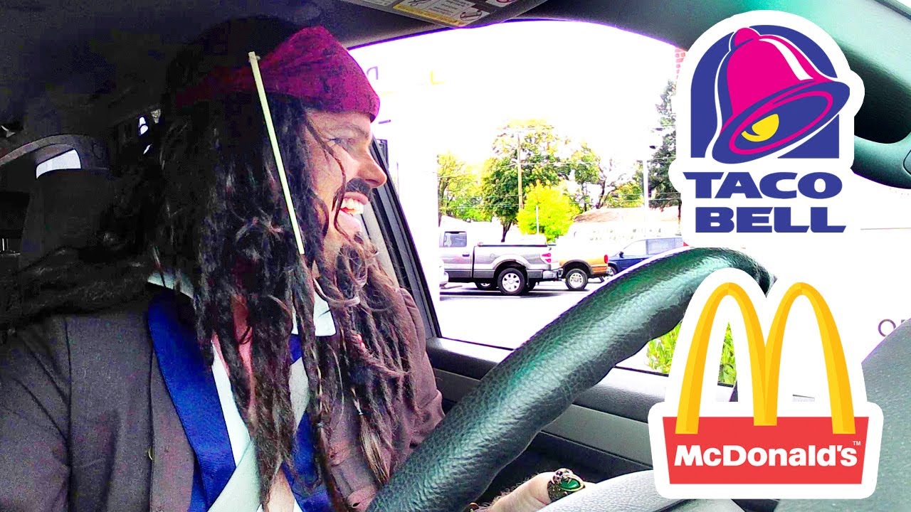 Epic Halloween Drive-Thru Prank featuring the Best Jack Sparrow ...
