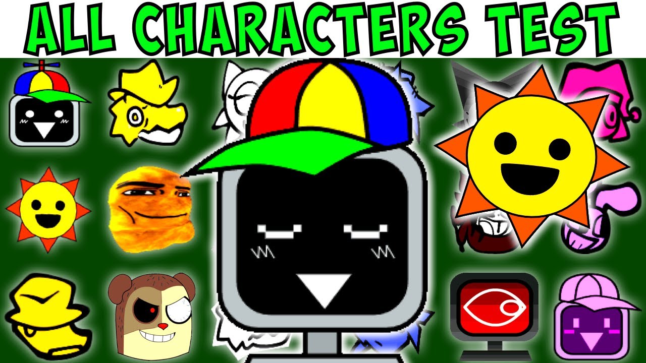 ALL CHARACTERS TEST | FNF Character Test | Gameplay VS Playground - YouTube