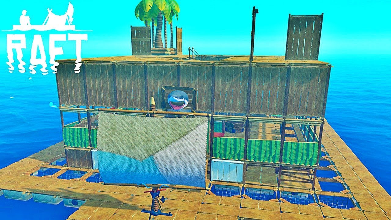 J'AI CONSTRUIT UNE INCROYABLE BASE SUR L'EAU ! | Raft #10 - YouTube