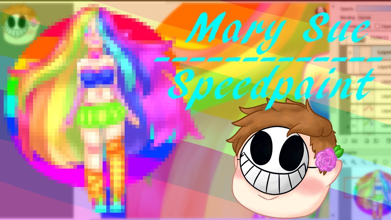 Mary Sue //Speedpaint - YouTube